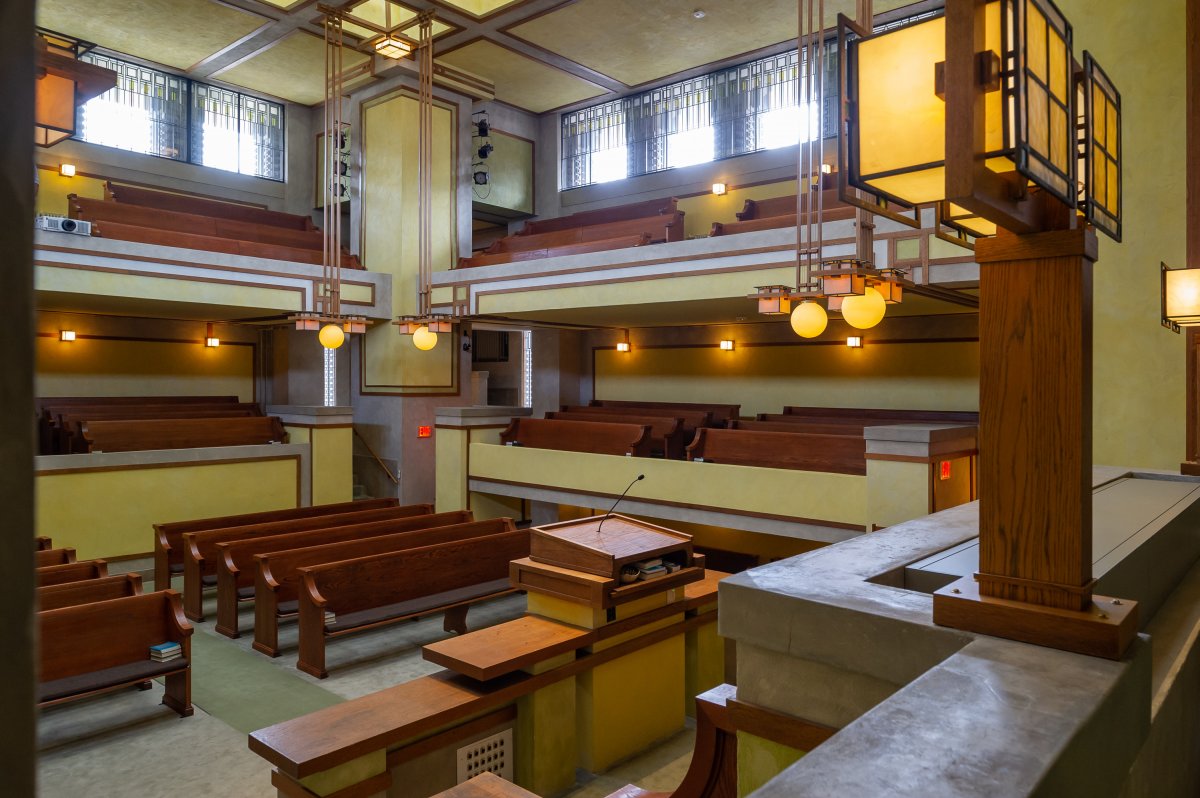 YinjiSpace - Frank Lloyd Wright x 1908 Unity Temple